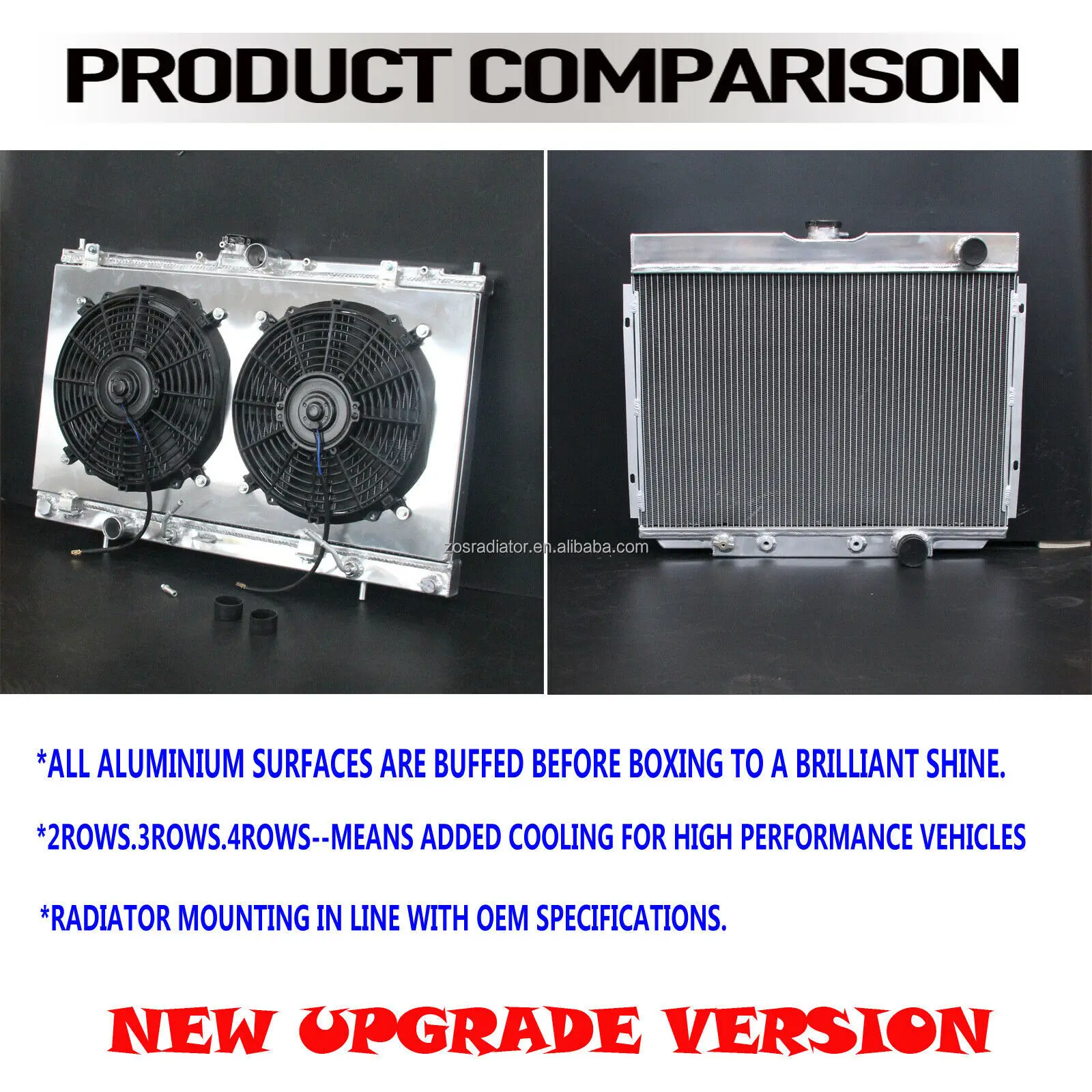 Aluminum Radiator for MITSUBISHI FUSO CANTER 2002-2005