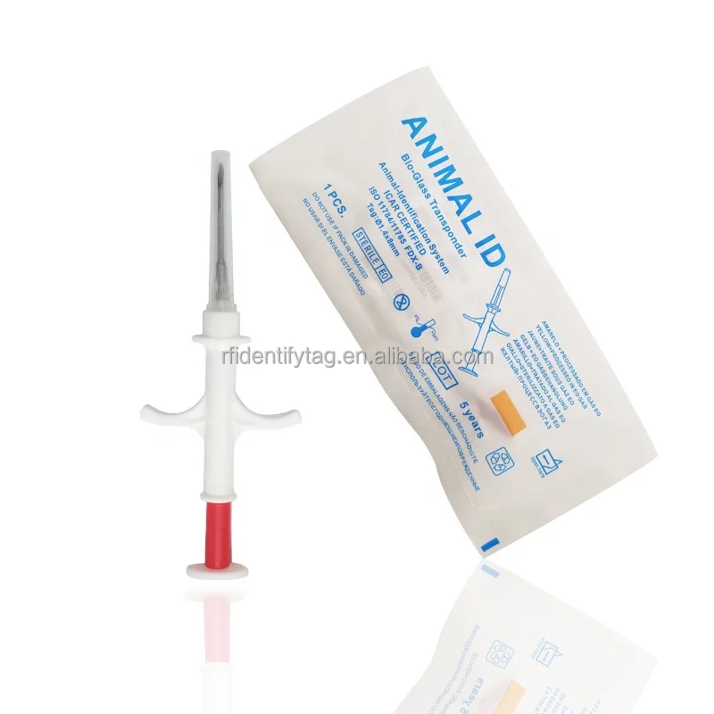 Implantable Rfid Microchip Animal Identification Transponder 13.56 Mhz ...