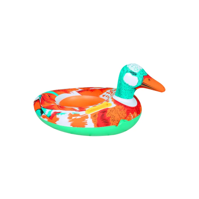Factory Wholesale Unicorn Duck Kids Swim Ring With Handle Inflatable ...