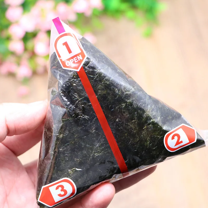 100 Pcs Disposable OPP Onigiri Wrapper Bag - Anti-Fog, Easy Tear, Clear ...