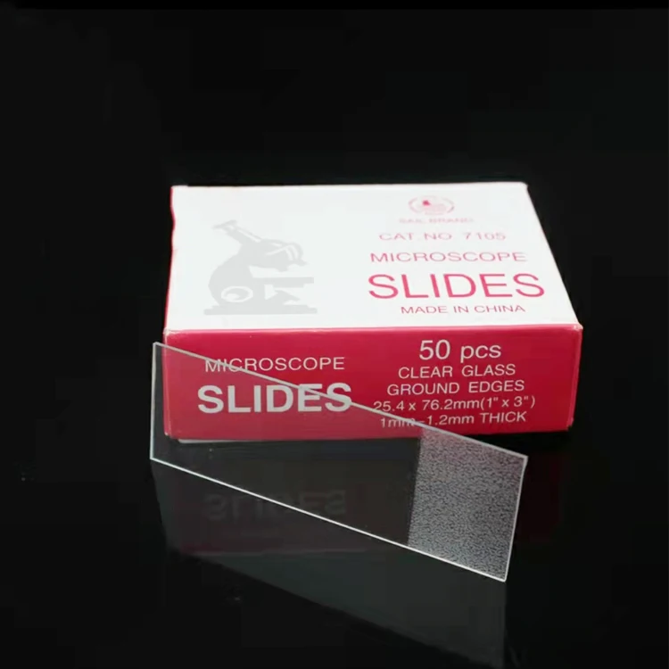 Medical 7105 Frosted Ground Edges Microscope Slide - Buy Microscope ...