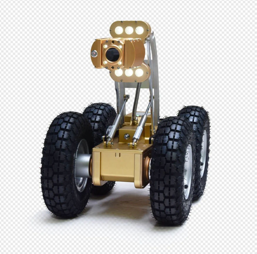Cctv Crawler Robot Sewer Inspection Camera With Pan Tilt Camera Dvr ...