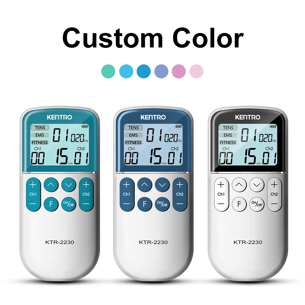 Tens Unit Dual Channels 50 Modes 16 Level Intensit Tens Muscle ...