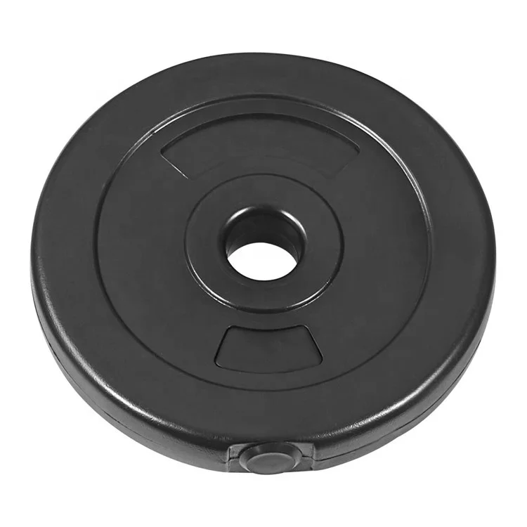 Fitness Training 0.5kg To 15kg Black Sand Filled Weight Plates - Buy ...