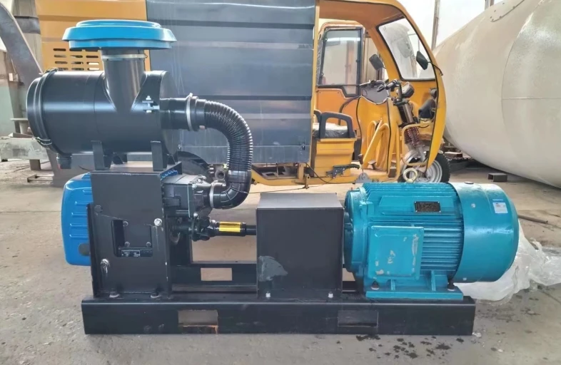 Transportation Truck Dry Bulk Cement Tanker Screw Compressor with ...