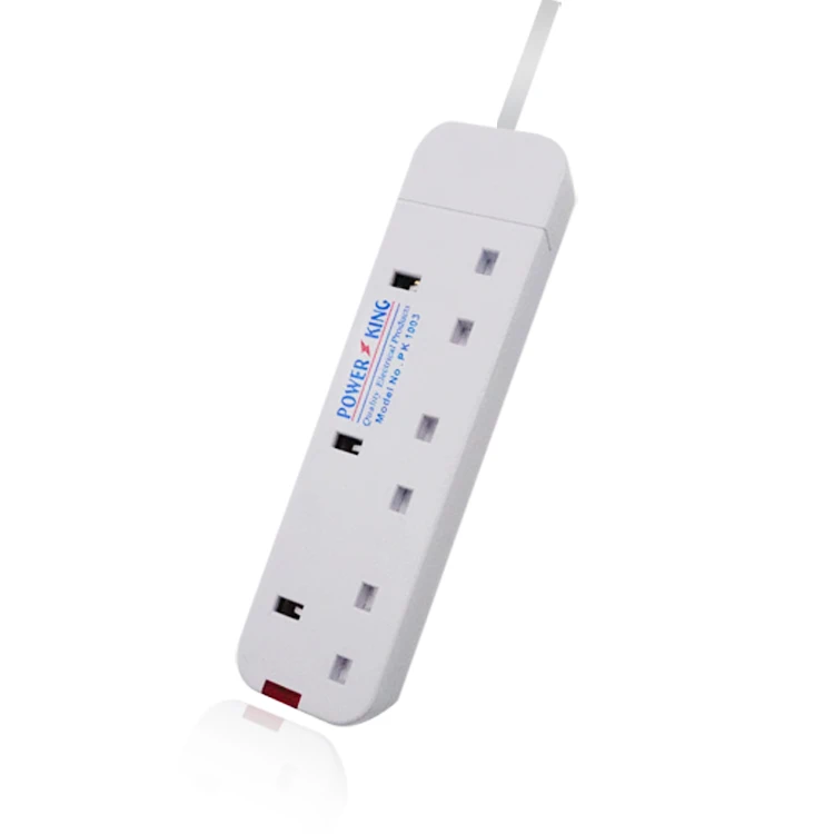 Universal Uk Standard Surge Protector Wall 3 4 5 6 Gang 13a Switched Electrical Power Extension