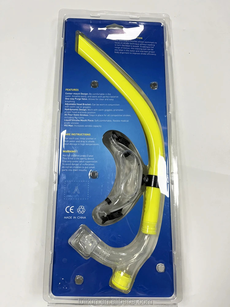 Factory Customized Logo Swimming Snorkel Air Drop Safety Swimmer Breath ...