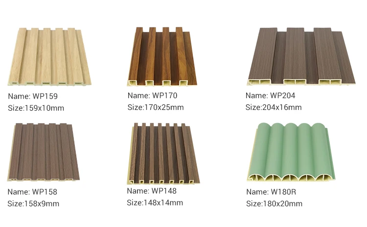 Quick Installation PVC Louvers Wall Panel for Indoor Decor