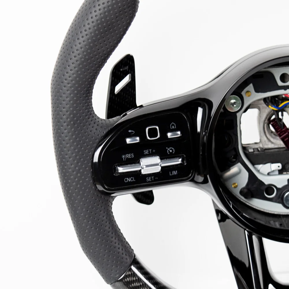 Custom Carbon Steering Wheel For Mercedes Benz W205 C63 808 E43 C300 ...