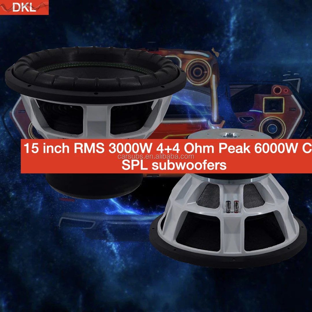 Car SPL Subwoofer Speaker 15 Inch Competition Sub RMS 3000W Strong ...