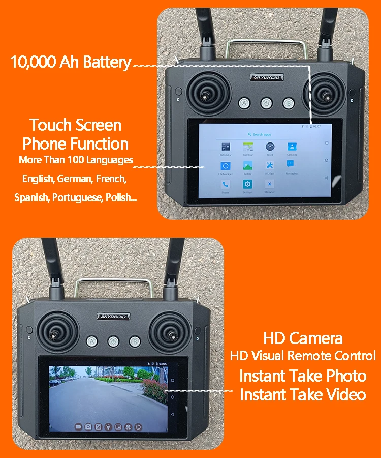 Remote Control Rc Lawn Mower Mulcher For Slopes 45 50 55 Degree - Buy ...