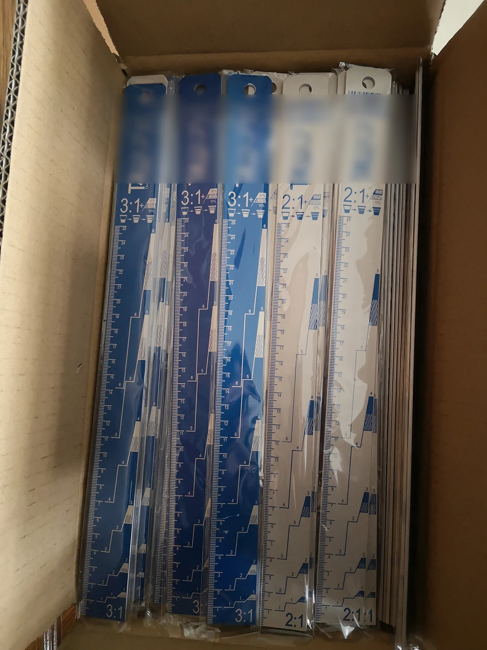 Car Aluminum Paint Mixing Ruler Paint Scale Measuring Ruler Paint ...