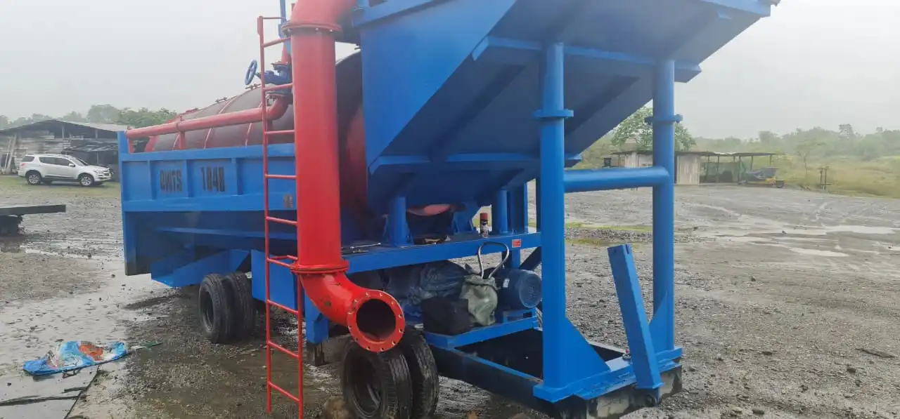 Small Scale Metal Mining Machinery Plants Alluvial Gold Mining Equipment Trommel Washing Plant ...