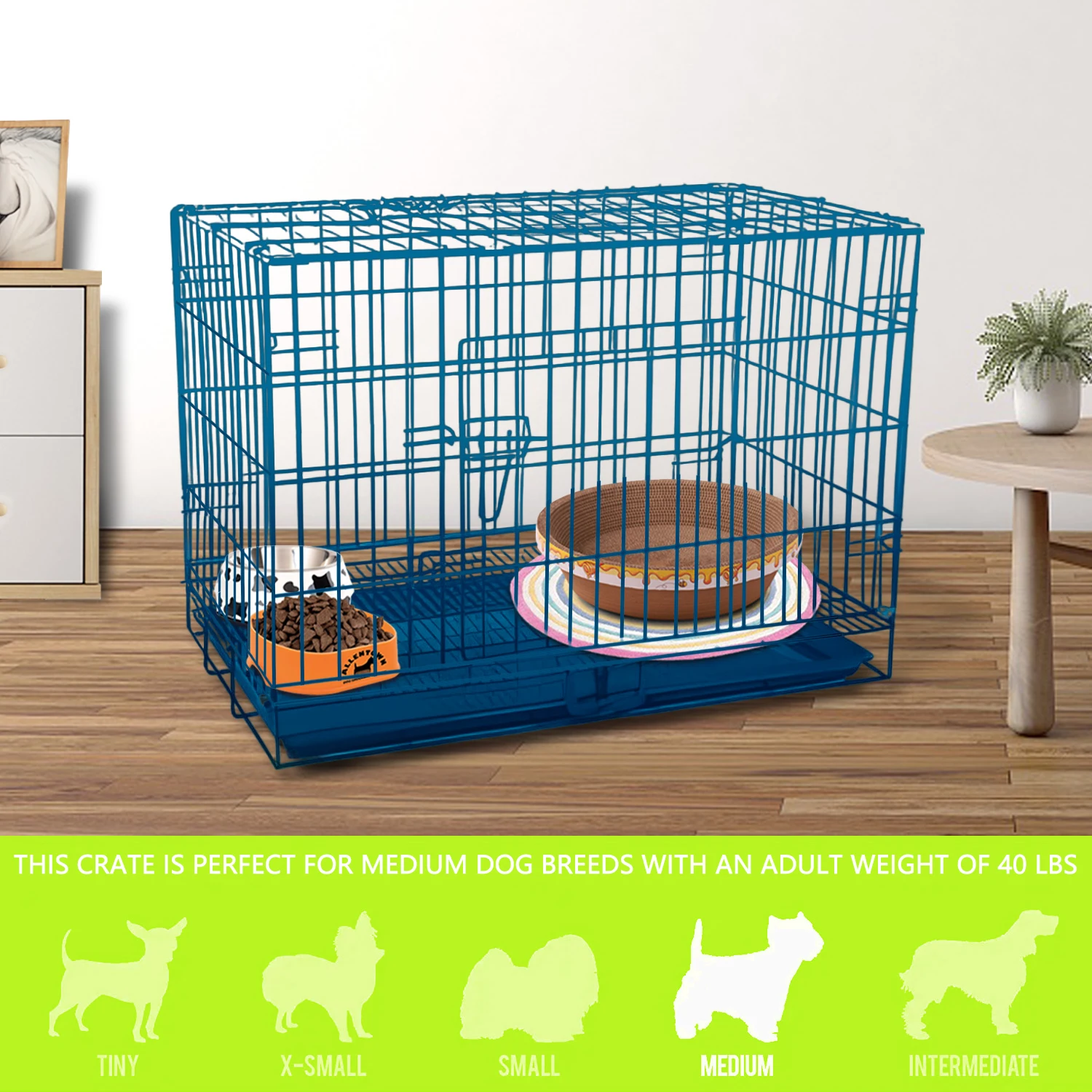 Heavy Duty Dog Kennel With Customization Size Classical Iron Black ...