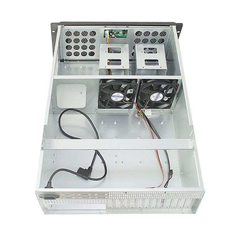 Customized 4U Rack Server Chassis Lcd Temperature Screen ATX Server ...