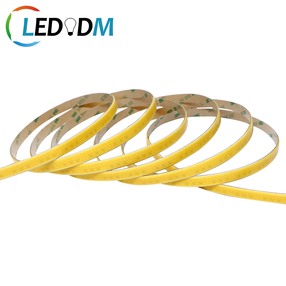 Dc24v High Brightness 1400lm 2500Lm 3000LM Cob Led Strip Light 15mm ...