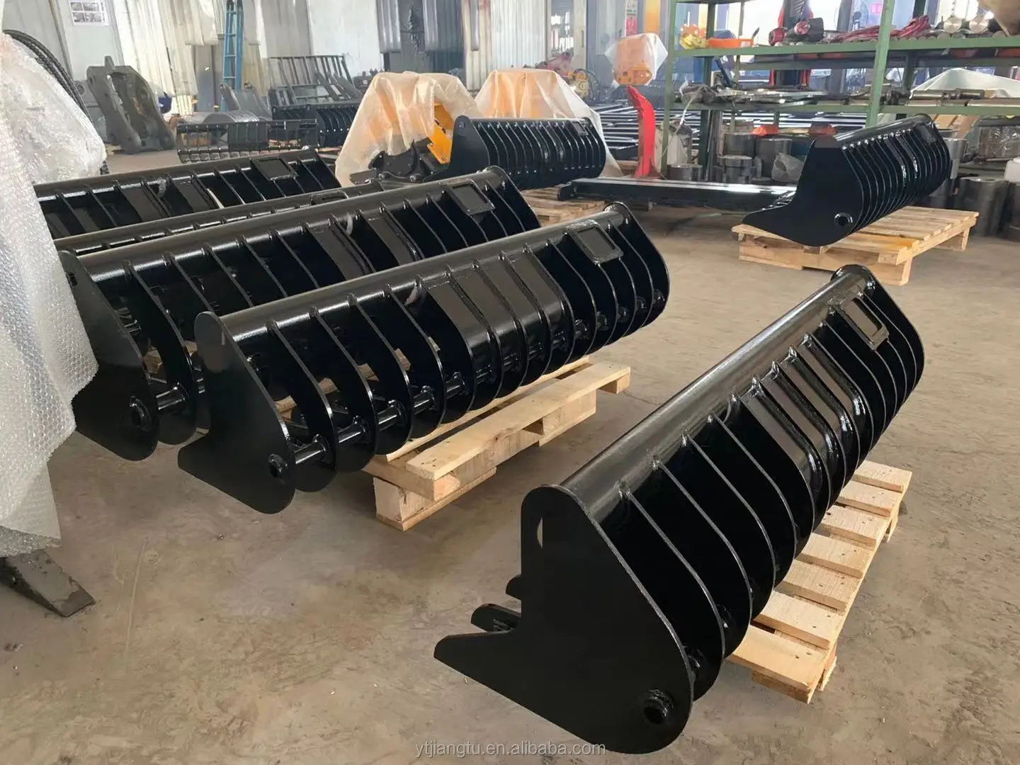 JT Digger Attachment Dozer Root Rake for Excavator - CE ISO Certified