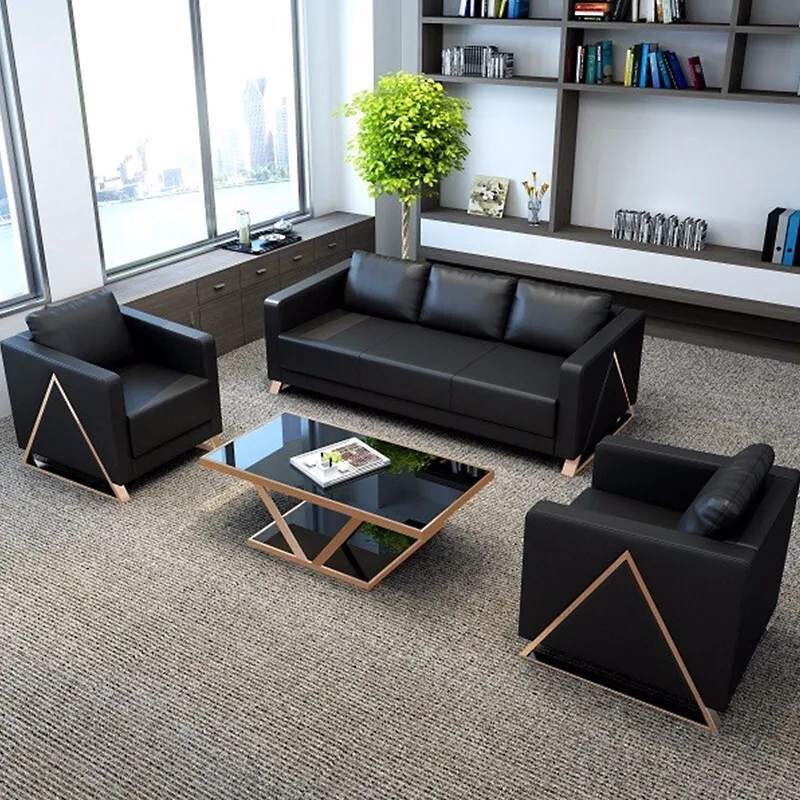 Modern Luxury Office Furniture Commercial Office Sofa Set Furniture ...
