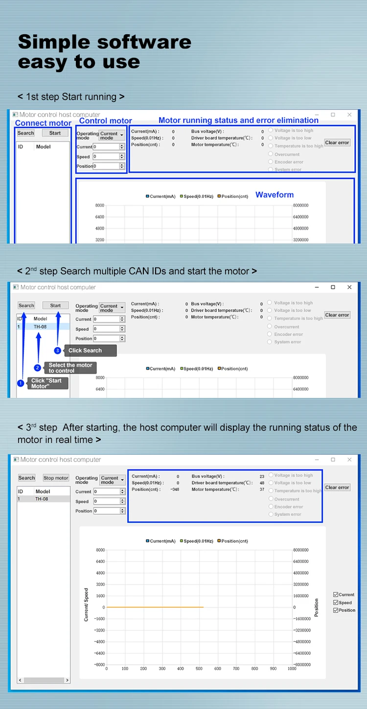 Direct Drive Robotic Joints Exoskeleton Actuator With Ethercxat - Buy ...