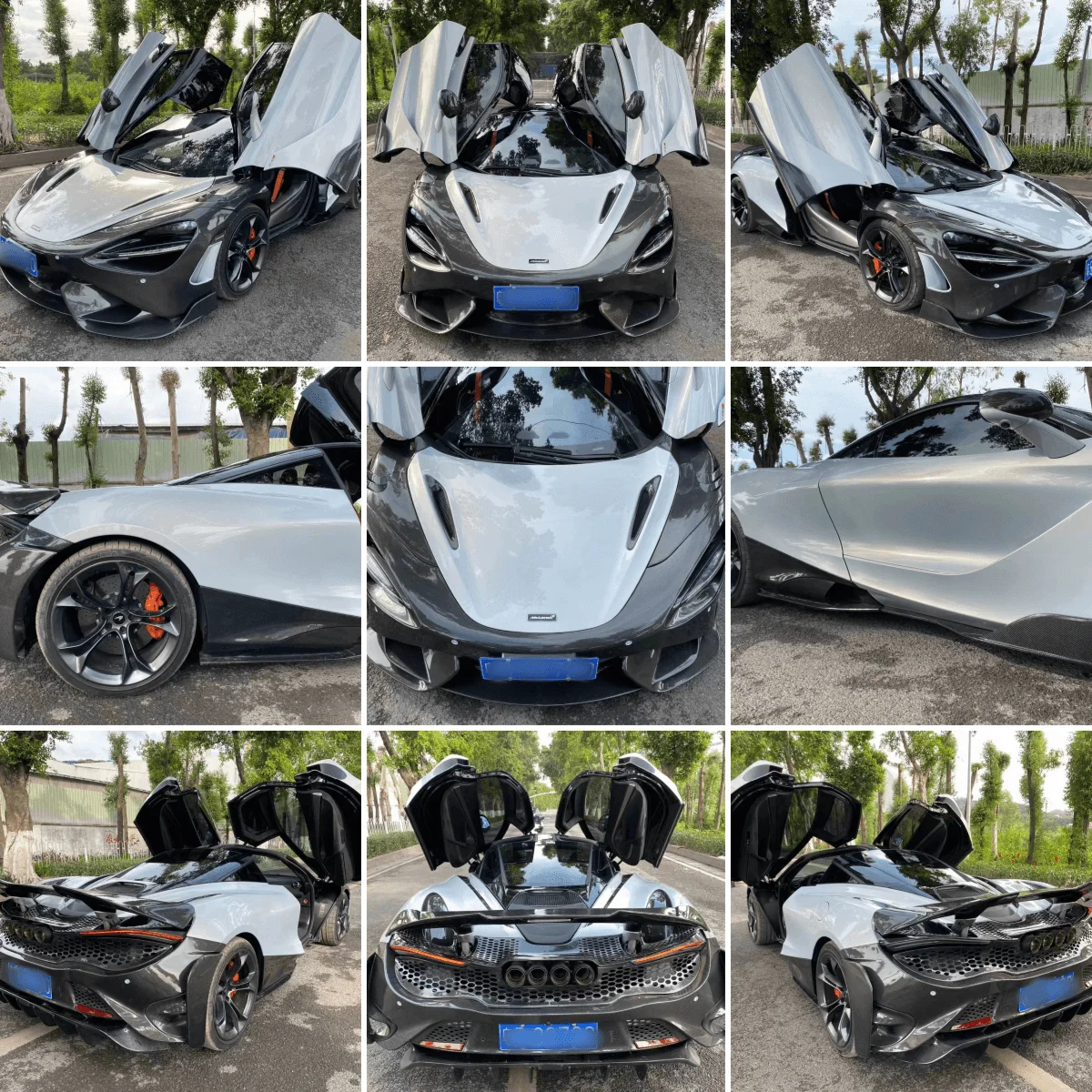 Factory Direct 720S Facelift 765LT Carbon Fiber Car Bumper Front Lip ...