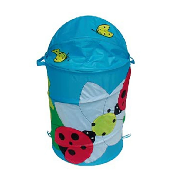 DIY Collapsible laundry bin for kids Cartoon home tidy dirty bucket ...
