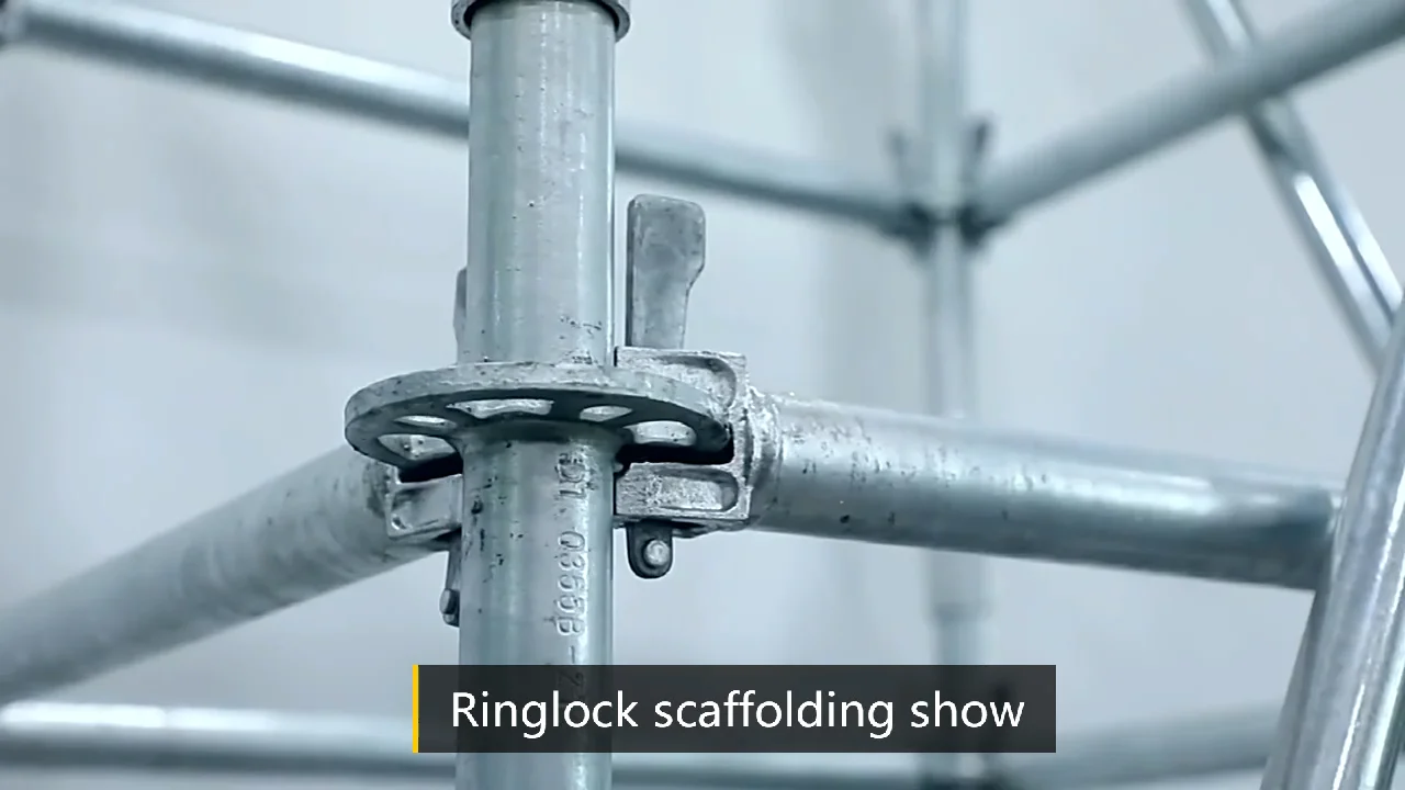 Hot-dipped Galvanized Ringlock Scaffolding System Long Life Manufacturer Tubular Hdg All-around ...