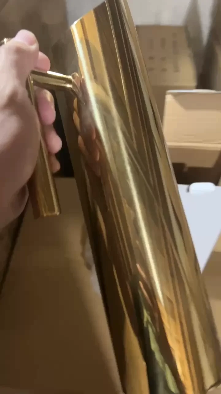 Wholesale 1l Gold Stainless Steel Water Pitcher With Handle Straight ...