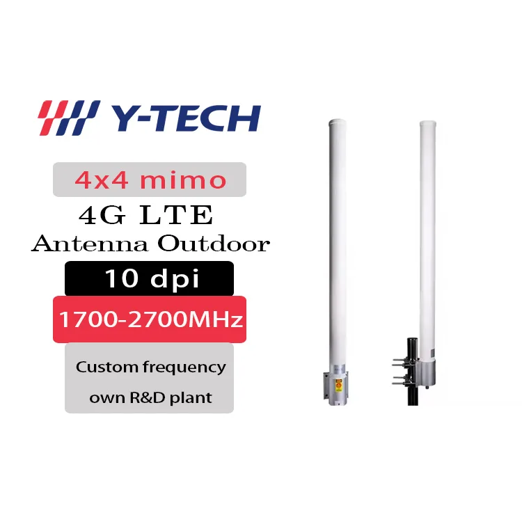 outdoor mimo antenna 4G LTE Antenna Outdoor Omni 4x4 MIMO Antenna for Communication 1700-2700mhz ...