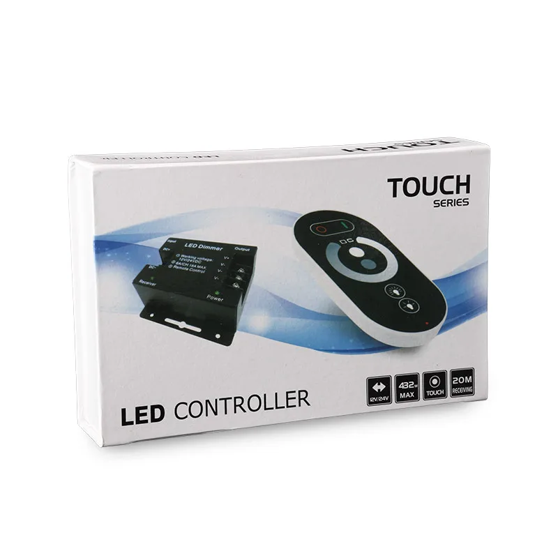 Pwm Dc12v 24v 18a Switch Wireless Control Brightness With Touch Rf ...