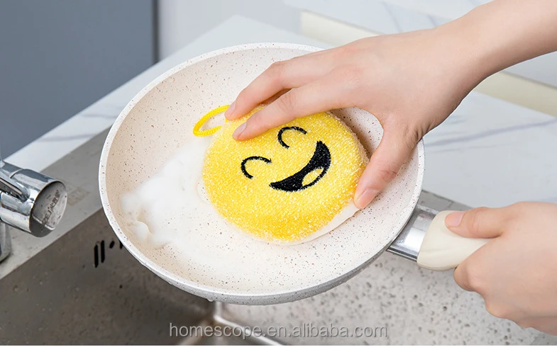 Microfiber Dishwashing Cloth Multi-purpose Kitchen Cleaning Sponges ...