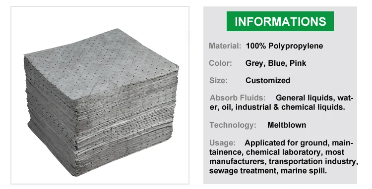 Universal Absorbent Pads - Efficient Water Absorption