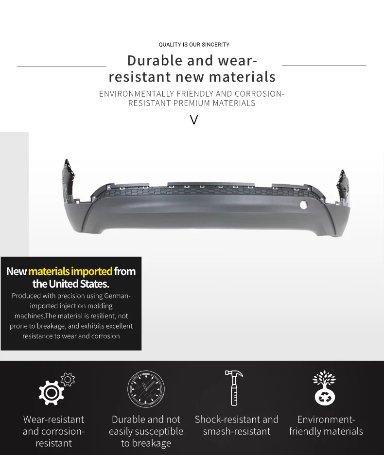 DAXIN 자동차 부품 현대 TUCSON 2016 OEM 86612-D3000 리어 범퍼 현대 TUCSON 2016-2018 ...