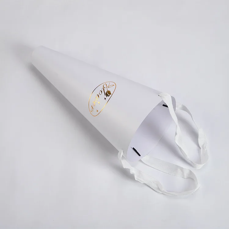 Ice Cream Cone Shape Packaging Paper Box Gift Flower Cones