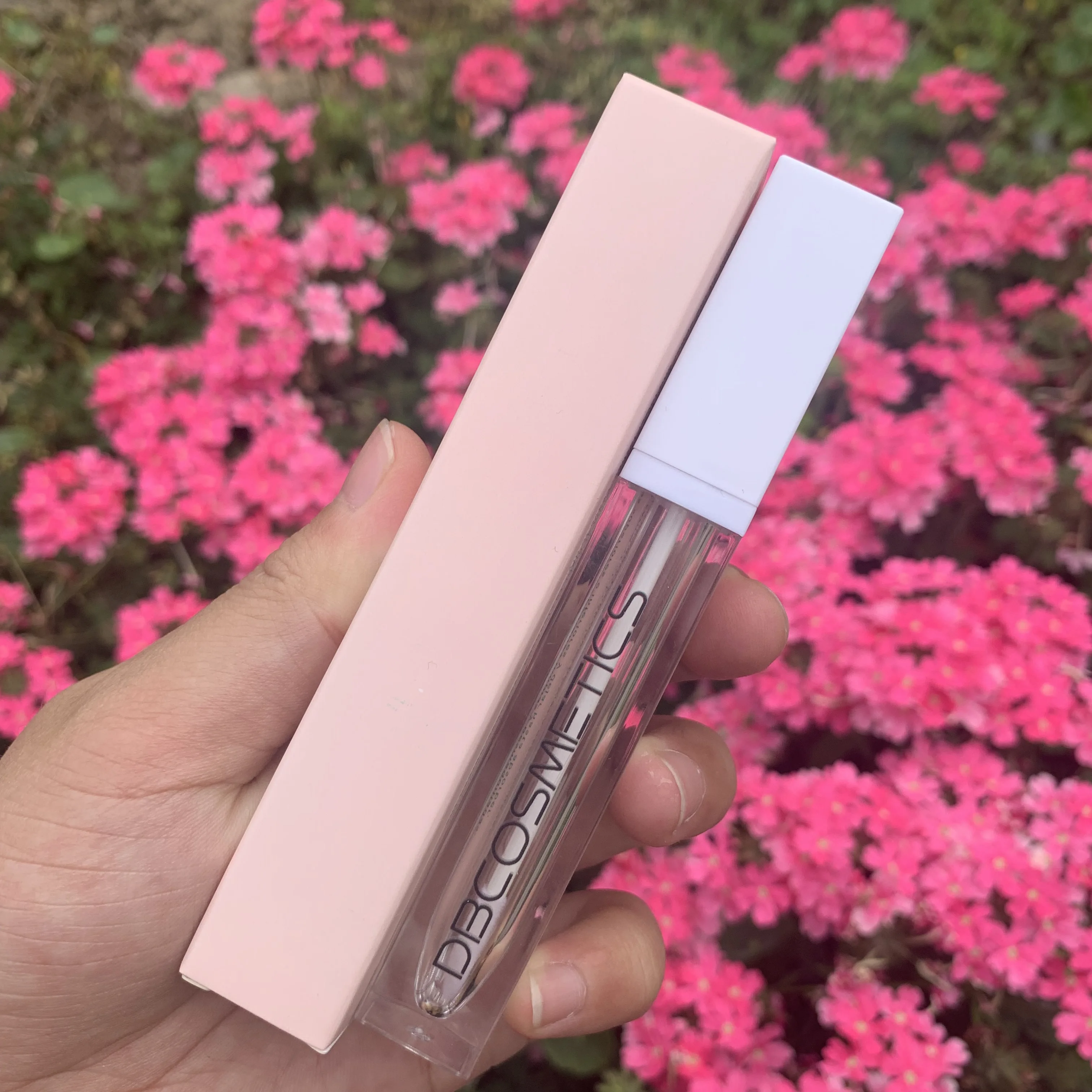 3ml 5ml 7ml 8ml 10ml Hot Selling Rose Gold Square Plastic Lip Gloss 