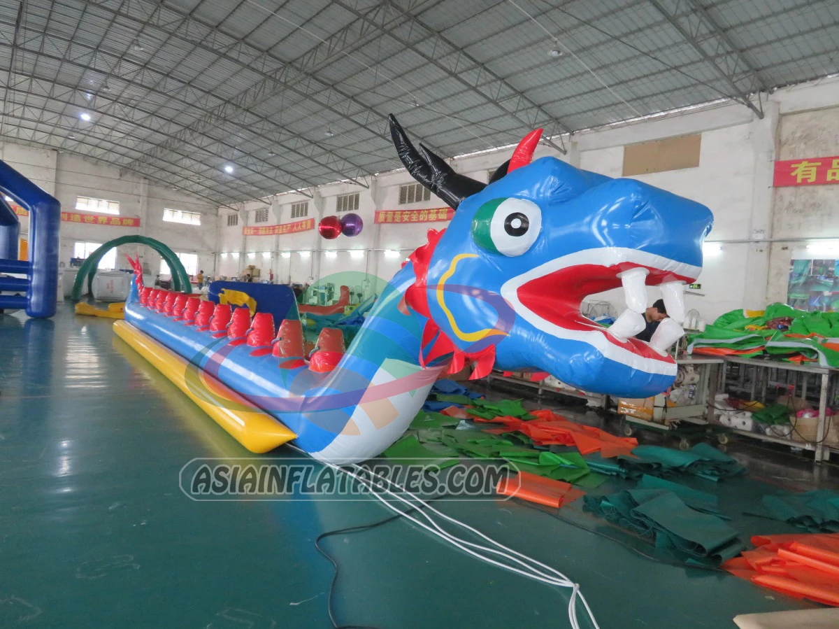 Inflatable Dragon Boat - Perfect for 10 Seats of Fun
