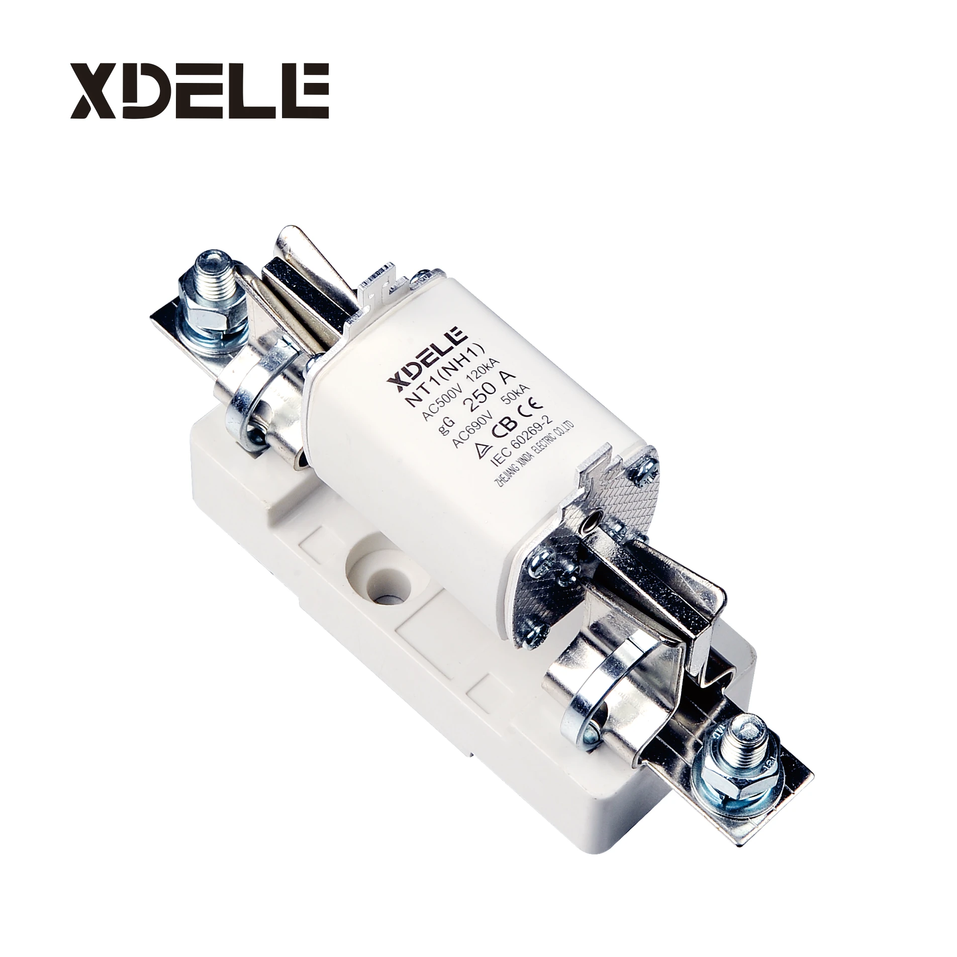 Nh1 Nh Series Ac500v Hrc Fuse Base Low Voltage Ceramic Fuse - Buy Fuses ...