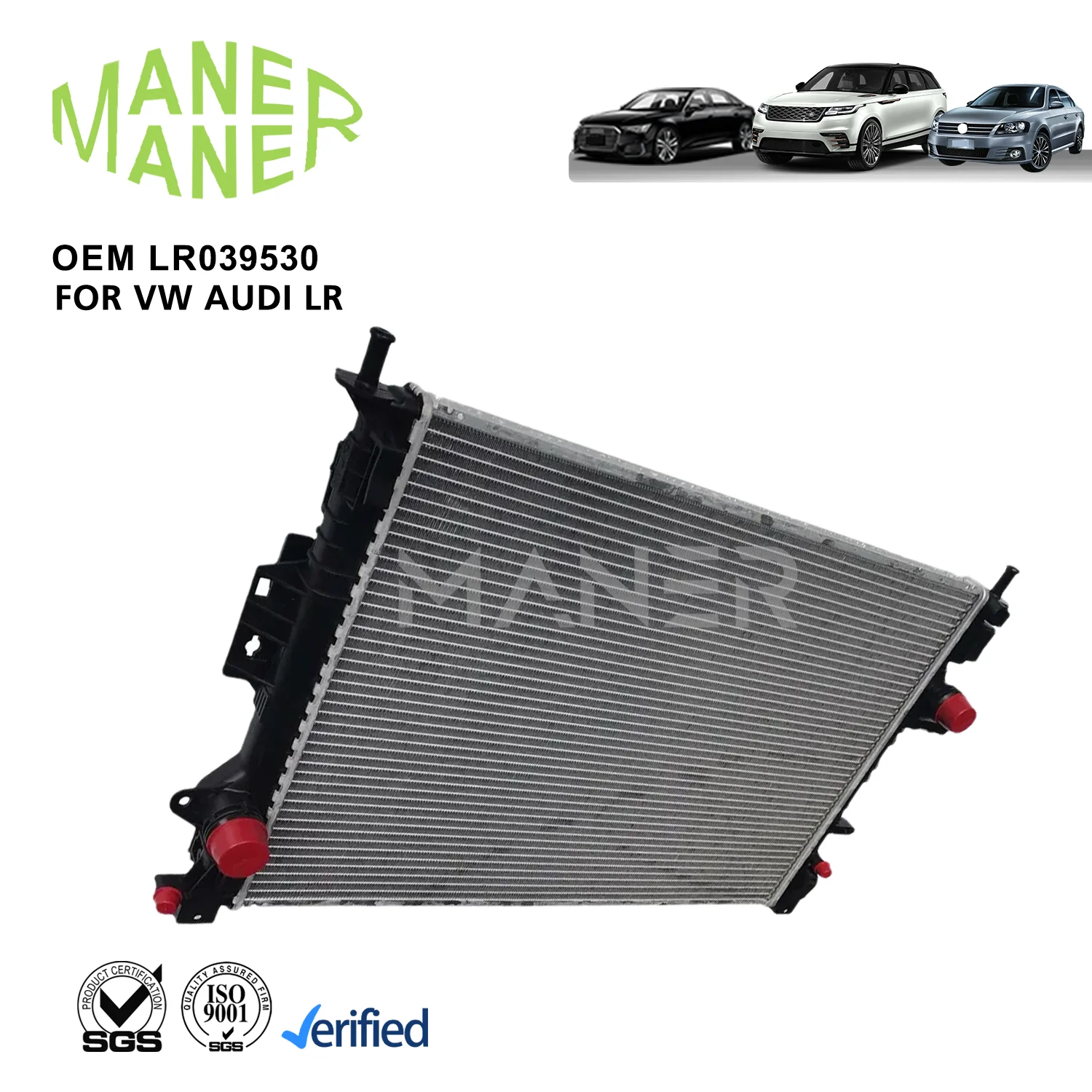 MANER LR039530 LR006715 Cooling System Radiator for Range Rover ...