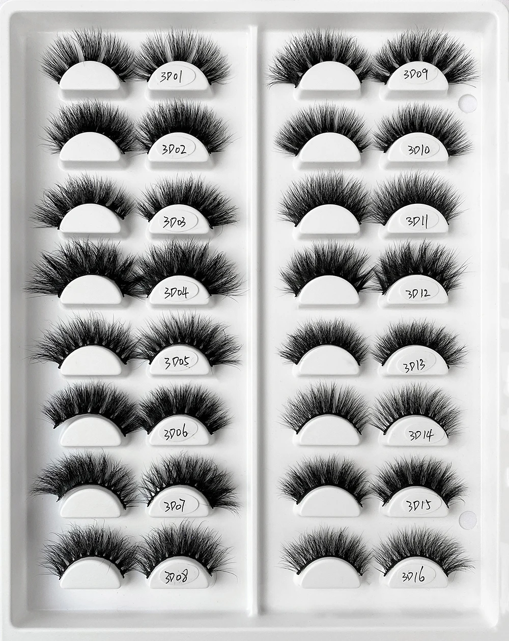 3D 25MM Mink Eyelash Bulk Lasheswholesale Vendor 5D Mink Lash Strips ...