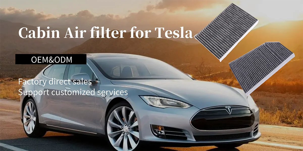 Cabin Air Filter Ctivated Carbon N95 1658375-00-a 165837500a For Tesla ...
