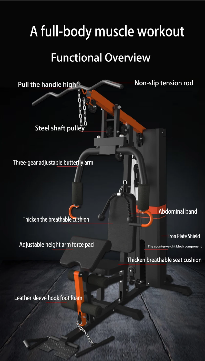 Multi-functional Strength Abdominal Trainer Exercise Fitness Muscle ...