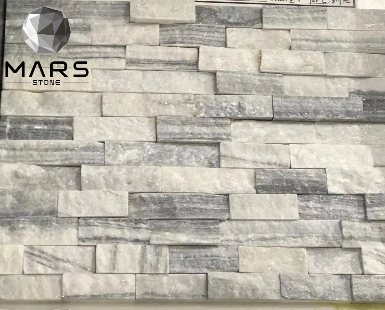 Grey Quartzite Stacked Stone Exterior Wall Veneer Panels Thin Culture ...