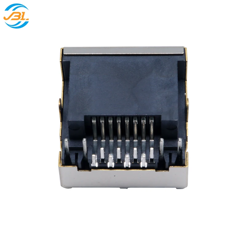 Surface Mount Rj-45 Jack Socket 1 Port 10 Pin Led Pcb Board 8pin Shielded Female Factory Price ...