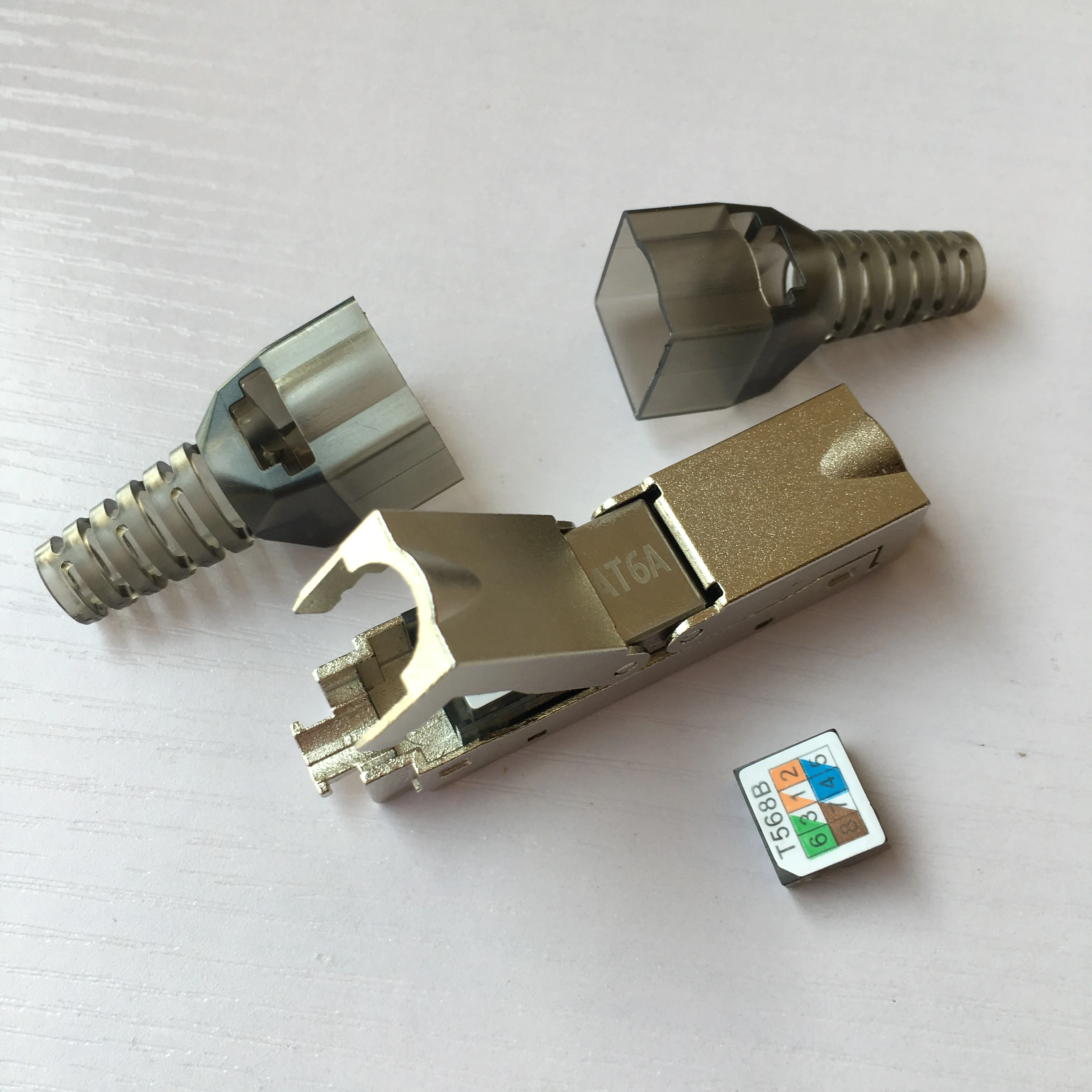 Cat6A Cat7 Cable Extender Junction Adapter RJ45 Lan Cable Extension ...