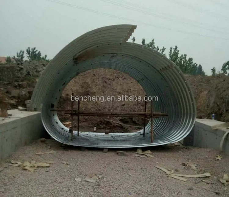 Underground Bunker Corrugated Metal Culvert Pipe - Buy Underground ...