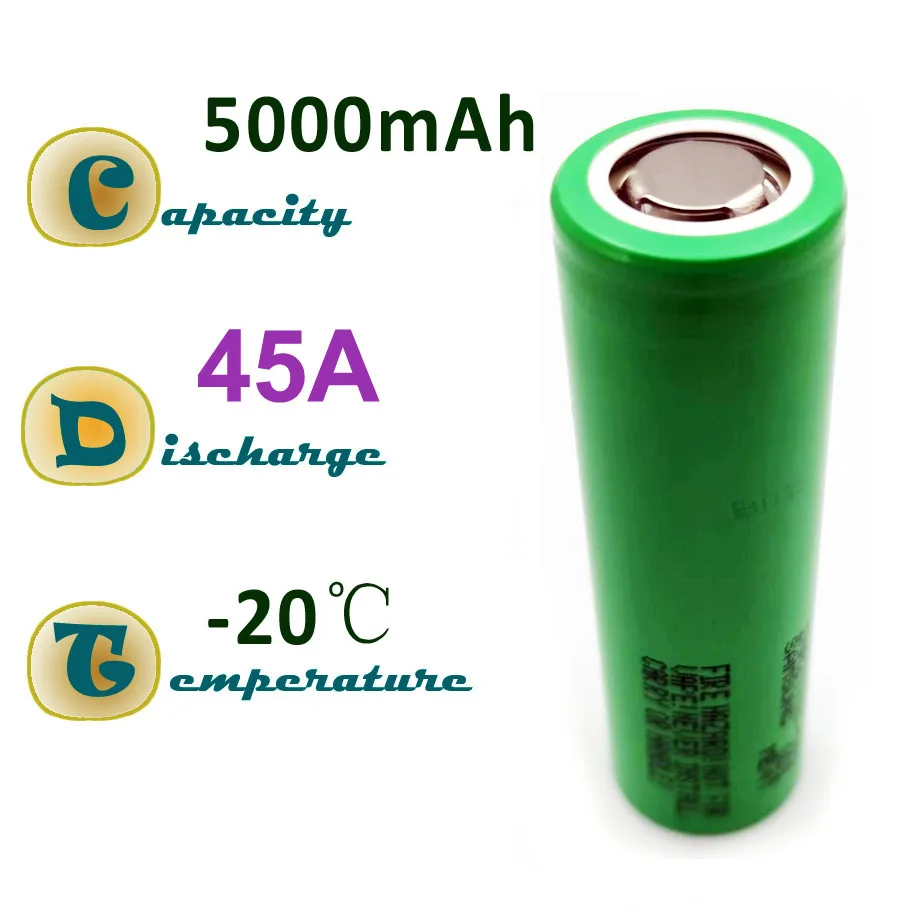 100% Original 50S 21700 5000mAh 25A Battery 21700 50s Sumsung Lithium ...