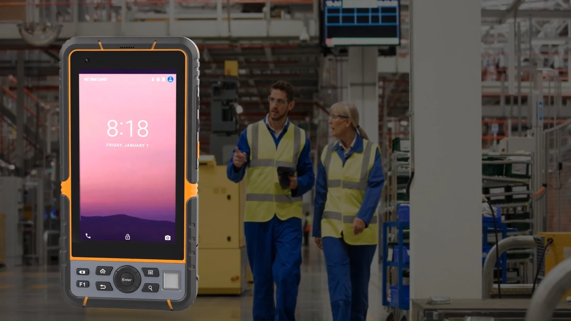 Hugerock T60ex Ip67 Industrial Handheld Terminal Mobile Computer ...