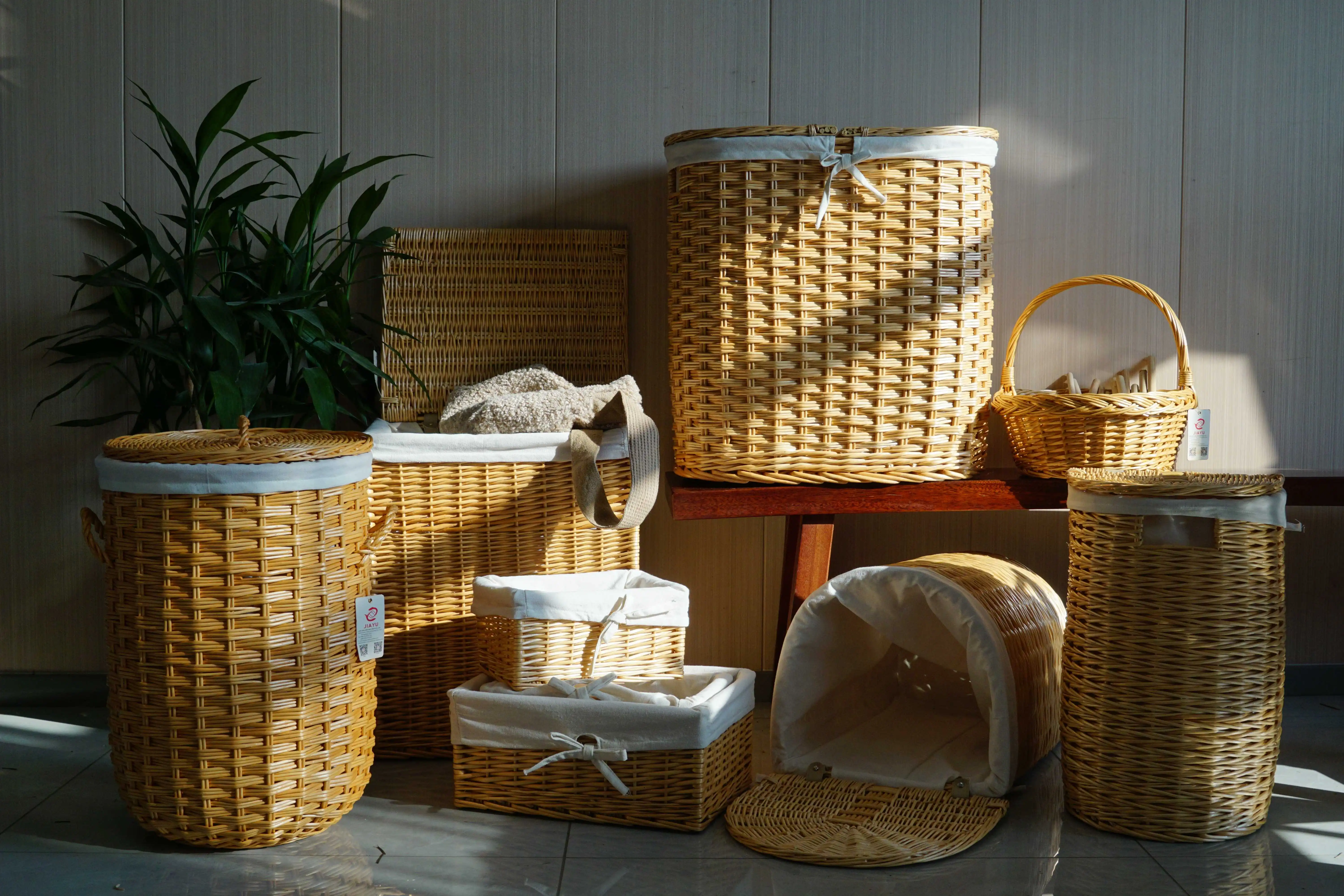 JY Wicker Luxury Oval Basket - Perfect for Gift Packing