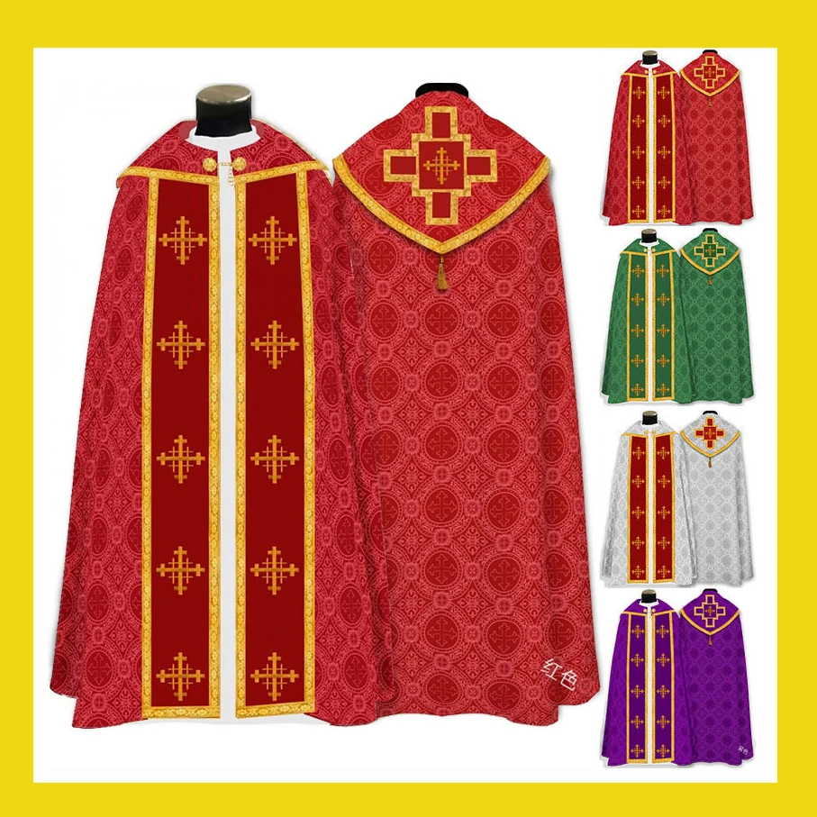 Customized Church Pastor Chasuble - Vintage Robe Gown