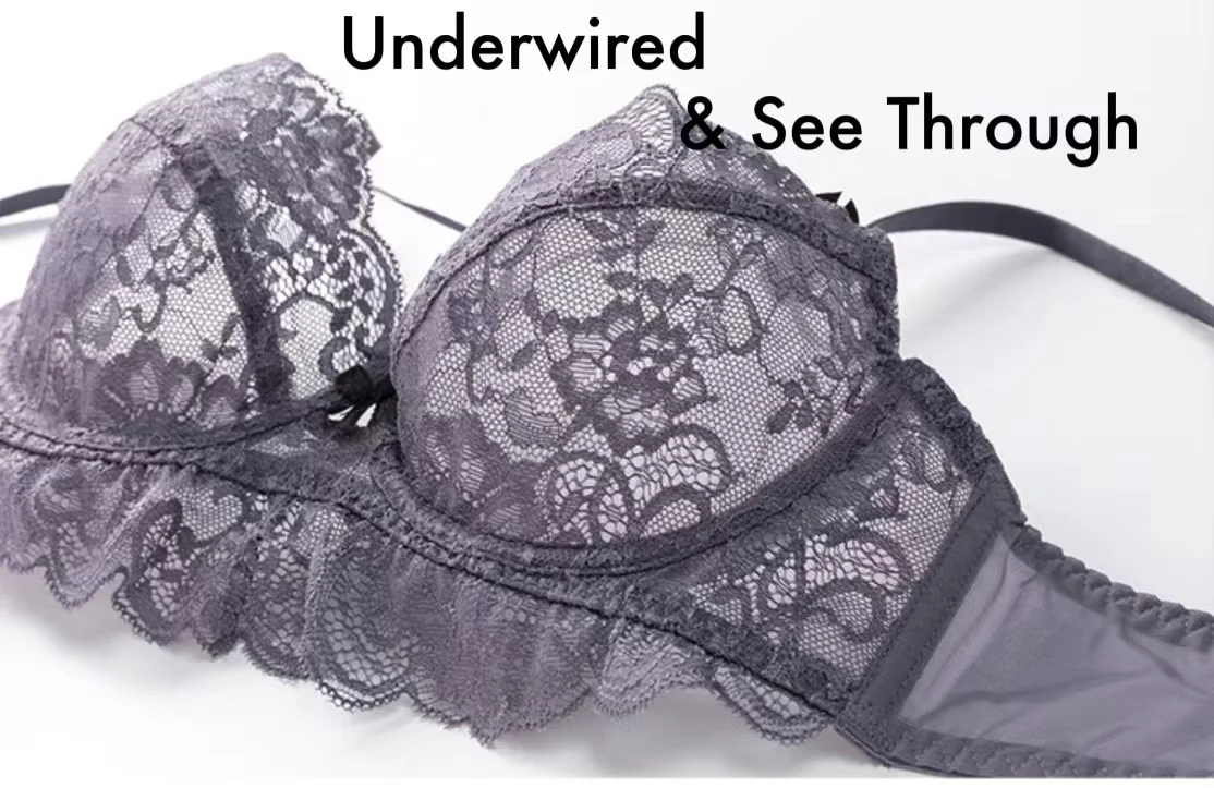 Ultra Thin Underwire Bra Set - High Quality for Women
