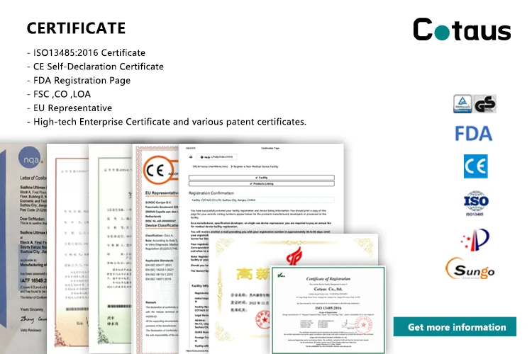 Cotaus Capillary Blood Collection Tubes - Sterile & Reliable